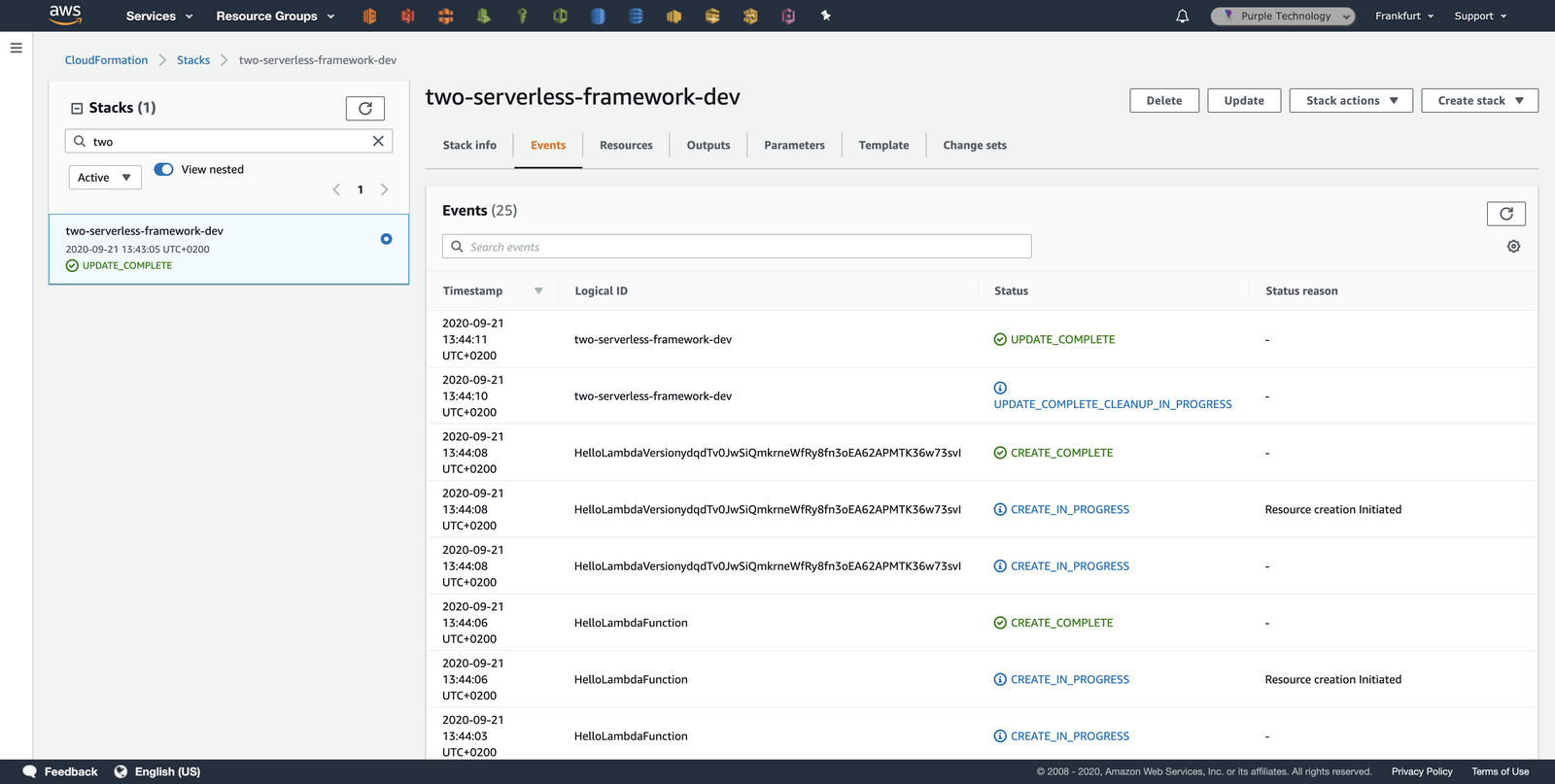 2. Serverless Framework