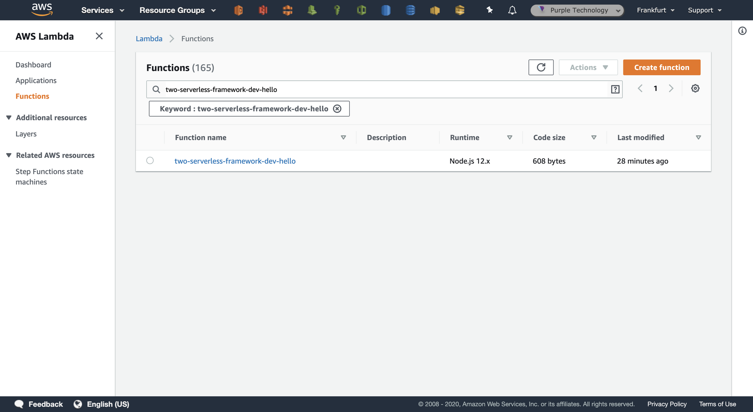 2. Serverless Framework